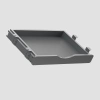 China Metal Pull Out Under Desk Organizer Tray Shelf 250mm For Standing Desks for sale