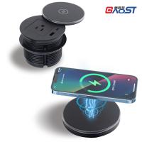 China Table Power Usb Charging Grommet 80mm For Workspace Dustproof for sale