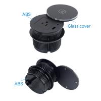 China Table Power Usb Charging Grommet 80mm For Workspace Dustproof for sale