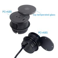 China USBC Fast Charge Desk Power Grommet Electrical Plug Fire Resistant for sale