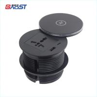 China 82mm Recessed Powered Grommet Desk Outlet USB C ROHS Certificated for sale