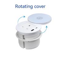 China ODM Recessed Desk Power Grommet UK Outlet 125V Flame retardant for sale