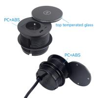 China 15W Fast Charging Desktop Power Grommet For Conference Tables OEM for sale