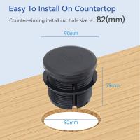 China multifunctional Usb Charging Flush Mount Power Grommet Type F Plug Waterproof for sale