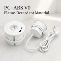 China 20W Fast Charging Desk Power Grommet with 80mm Hole Size and CE/ROHS/UKCA Certification for sale