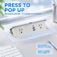 China Compact Usb Desktop Socket Box Power Outlet Box OEM CUL Certificated for sale