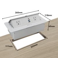 China Compact Usb Desktop Socket Box Power Outlet Box OEM CUL Certificated for sale