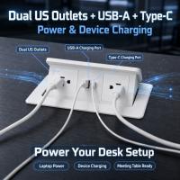 China Pop Up Power Strip with 20W USB Fast Charging 15W Wireless Charging and UL-Certified Fireproof Safety for Office Desk for sale
