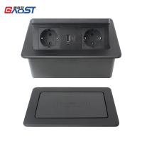 China Pop Up Desk Power Socket with 20W Fast Charging 15W Wireless Charging and V0 Fireproof Plastic for sale
