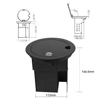 China Embedded Desktop Cubby Connectivity Box for AV Audio Visual Accessory for sale