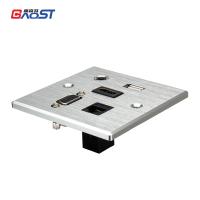 China RJ45 Information Wall Panel Audio Video Outlet Multimedia Surge Protector for sale