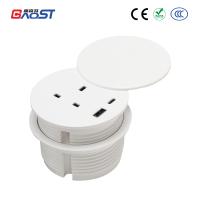 China UKCA Certified 20W Fast Charging USB-C Desktop Socket with 82mm Diameter for Office and Home for sale