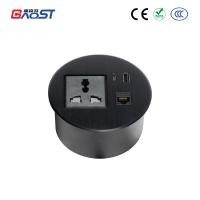 China 20W QC3.0 USB hole 90mm Power Grommet Fully Universal Outlet LAN RJ45 for sale