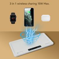 China Recliner Bluetooth Sound System with 15W Qi Wireless Charger Dual USB Ports and ABS Plastic Construction for sale