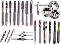China HSS Spiral Point Tap and Round Die Set with Tap Wrench 6-20mm Thread Cutting Tools for sale