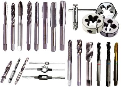 China HSS Spiral Point Tap and Round Die Set with Tap Wrench 6-20mm Thread Cutting Tools for sale