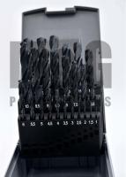 China Cobalt Jobber Drill Bits Set 29 Pcs 1/16 to 1/2 Inch 135 Degree Split Point HSS Fully Ground Metric for sale