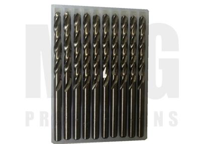 China HSS Cobalt M35 M42 Fully Ground Jobber Length Drill Bits DIN 338 ANSI Amber Finish 1mm 13mm for sale