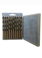 China ANSI 94 HSS M2 Cobalt M35 Fully Ground Jobber Length Drill Bit 1-13mm Black Gold Triangle Shank for sale