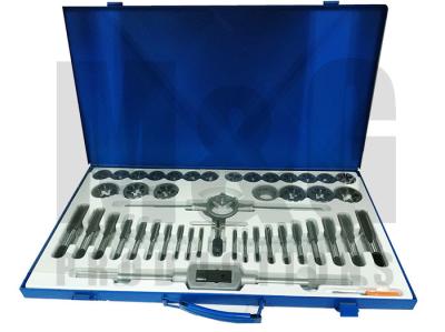 China ANSI Standard 45 Piece High Speed Steel & Alloy Tool Steel Tap and Die Set 1/4 to 1 Inch for sale