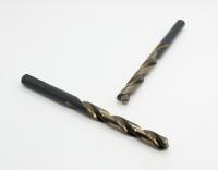 China HSS Fully Ground Jobber Length Drill Bits 1.0-20.0mm 135 Deg Split Point Black Gold Finish for sale