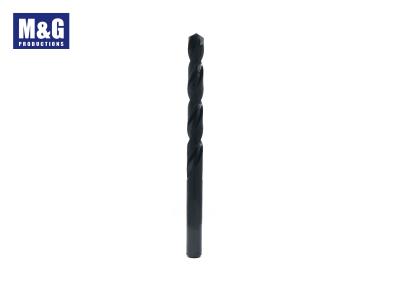 China DIN338 Jobber Drill Bit 135° Split Point Twist Drill Straight Shank Black Oxide for sale