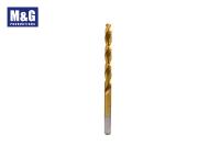 China HSS-G Twist Drill Bit Tin Coated DIN338 Fully Ground Split Point For Metal Drilling for sale