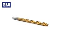 China HSS-G Twist Drill Bit Tin Coated DIN338 Fully Ground Split Point For Metal Drilling for sale