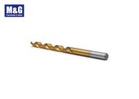 China ANSI B94 HSS (M2) fully ground Jobber length Drill Bits 135° Split Point with Coating TiN for sale
