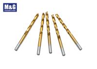 China ANSI B94 HSS (M2) fully ground Jobber length Drill Bits 135° Split Point with Coating TiN for sale