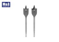 China High Precision Jobber Drill Bit Hex Shank Flat Spade Wood Drill Bits With Heat Treatment for sale