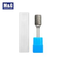 China Tungsten Carbide Rotary Burrs Cylinder with End Cutter 6mm Shank 2-16mm Dia for sale