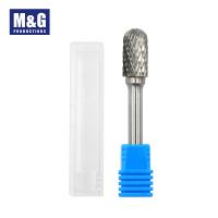 China High Speed Hss End Mill Carbide Burr Cylinder With Ball Top Stable Performance for sale