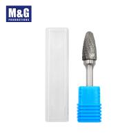 China Tungsten Carbide Burr Arc Cylinder Ball Top 3mm to 16mm Double Cut for Metal for sale