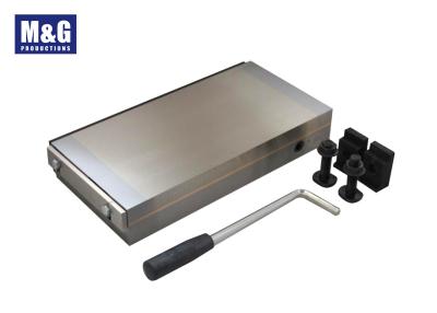 China Machine Tool Accessories Rectangular Standard Pole Permanent Magnetic Chuck 6x14 Inch for sale