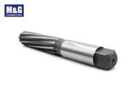 China Sharpe Taper Finishing HSS Reamer High Speed Steel Straight Flute B&S Taper #1 to #12 for sale