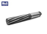 China Sharpe Taper Finishing HSS Reamer High Speed Steel Straight Flute B&S Taper #1 to #12 for sale