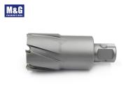China TCT Tungsten Carbide Tip Rail Cutter Annular Cutter 18-36mm 25mm Depth Half Flute Shank for sale
