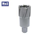 China TCT Tungsten Carbide Tip Rail Cutter Annular Cutter 18-36mm 25mm Depth Half Flute Shank for sale