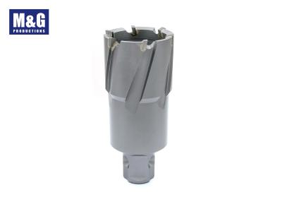 China TCT Tungsten Carbide Tip Rail Cutter Annular Cutter 18-36mm 25mm Depth Half Flute Shank for sale