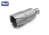 China TCT Tungsten Carbide Tip Rail Cutter Annular Cutter 18-36mm 25mm Depth Half Flute Shank for sale