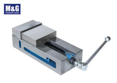 China Precision CNC Milling Vise 100mm Jaw Width Fine Ground Nodular Cast Iron for sale