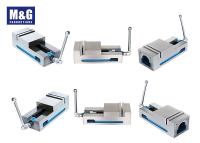 China Precision CNC Milling Vise 100mm Jaw Width Fine Ground Nodular Cast Iron for sale
