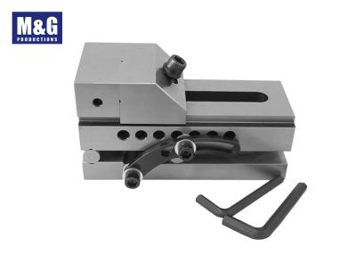 China CNC Precision Sine Screwless Tool Vise 0.005mm Parallelism 100mm Angle Range 0-45 Degree for sale
