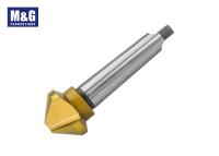 China DIN 334 DIN335 Form D Taper Shank HSS M2 3 Flute Countersink 60 90 100 120 Degree 4.3-50mm for sale