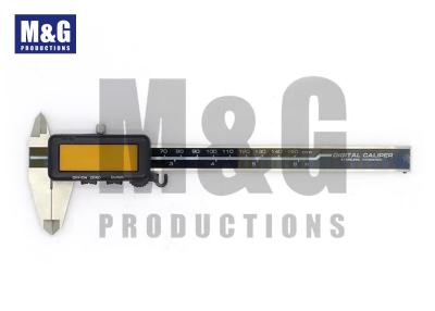 China IP67 Electronic Digital Caliper 0-150mm 0.01mm High Precision Yellow LCD Measuring Tool for sale