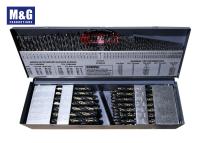 China 115 Pc Jobber Quick Change Drill Bits HSS Straight Shank Twist Type for sale