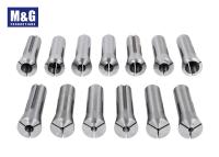 China Precision R8 Collets Set 13 Piece 1/8 to 7/8 Inch CNC Milling Tool Holder HRC40-45 for sale