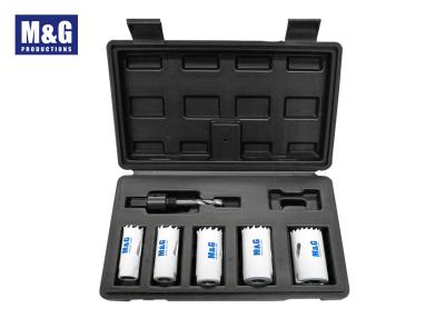 China 7 PCS Bi-Metal Holesaw Set 22-38mm with Hex Arbor for Professional Drilling for sale