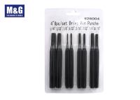 China 4 Inch 8 Piece Drive Pin Punch Set 1/16 to 5/16 Inch Sizes in PVC Bag for sale